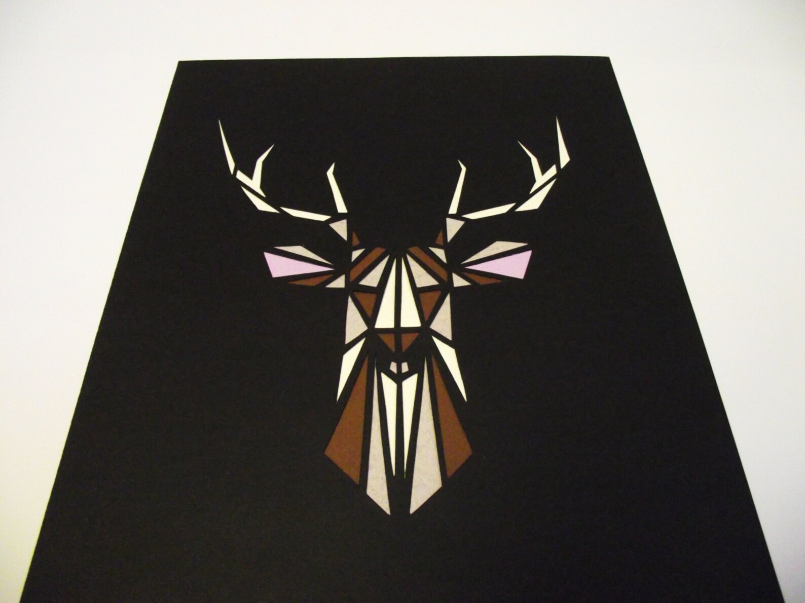 A4 Hand Cut Stag Paper Cut - Etsy