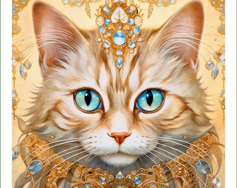 Fabric Panel DI 128 Cats. for Sewing, Patchwork, Quilting. Fabric ...