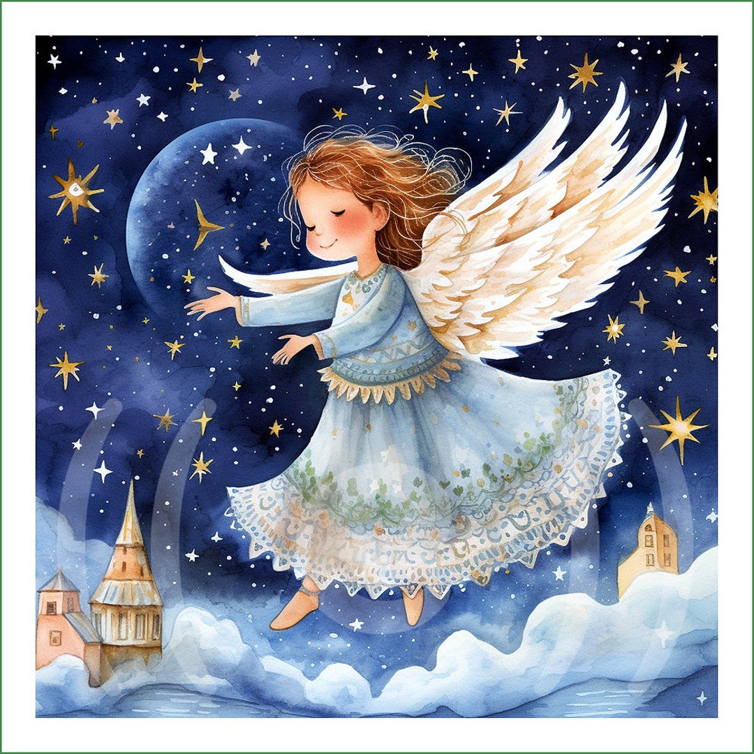 Fabric Panel - DI (12) - Christmas Angel. for Sewing, Patchwork ...