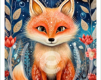 Fabric Panel DI 222 Sleeping Animals. for Sewing, Patchwork, Quilting ...