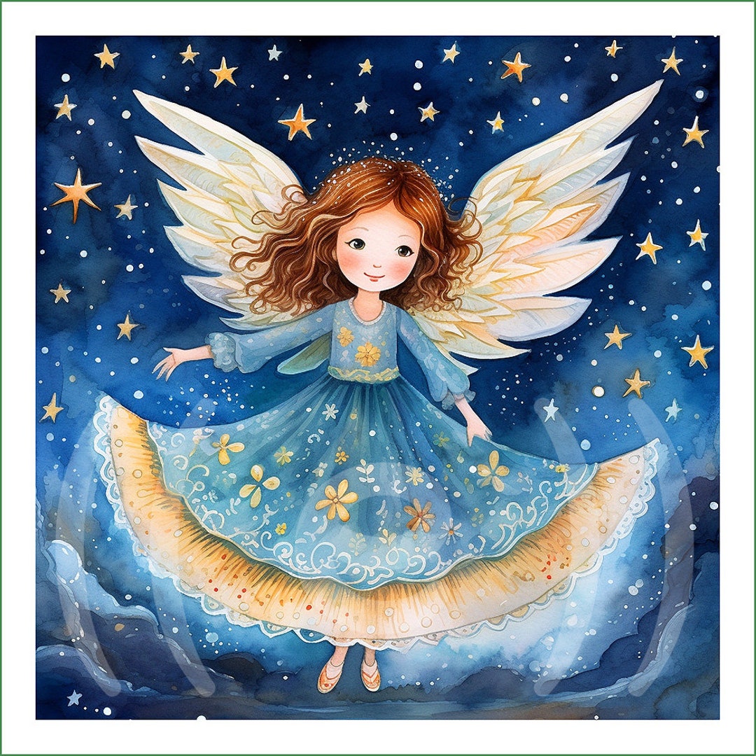 Fabric Panel DI 14 Christmas Angel. for Sewing, Patchwork, Quilting ...