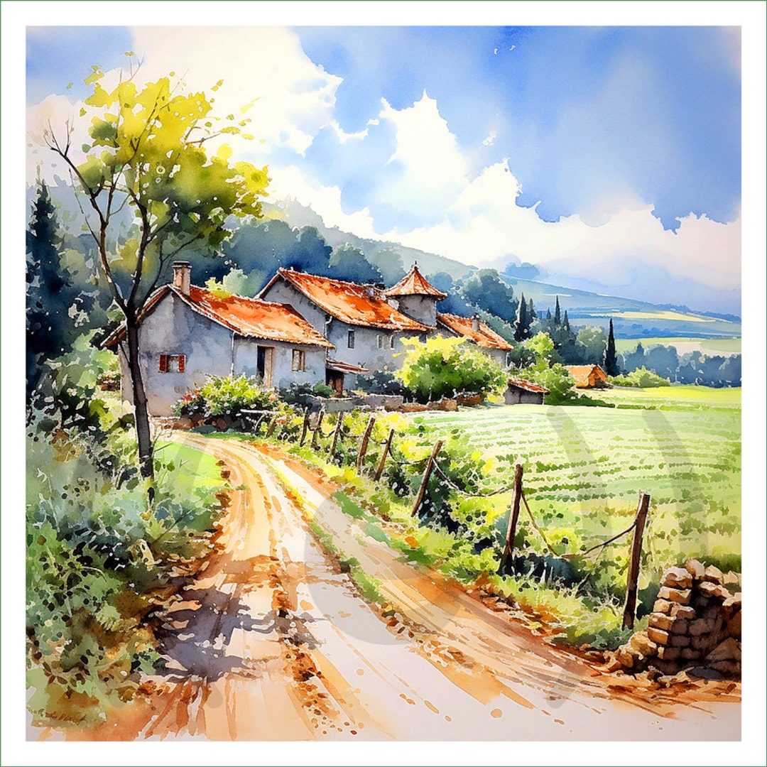 Fabric Panel DI 152 French Countryside. for Sewing, Patchwork, Quilting ...