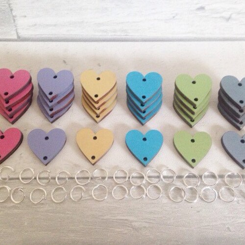 Extra Heart Tags for Birthday Board Any Colours. Additional - Etsy UK