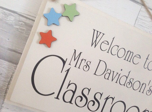 Fun Personalised Classroom Welcome Sign Great for a Newly | Etsy