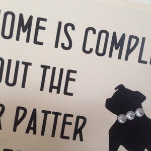 Staffy Lover Gift, Dog Lover Sign, Staffy Quote, Gift for a Dog Lover ...