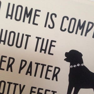 Rottweiler Quote Gift, Painted Sign for a Dog Lover, - Etsy