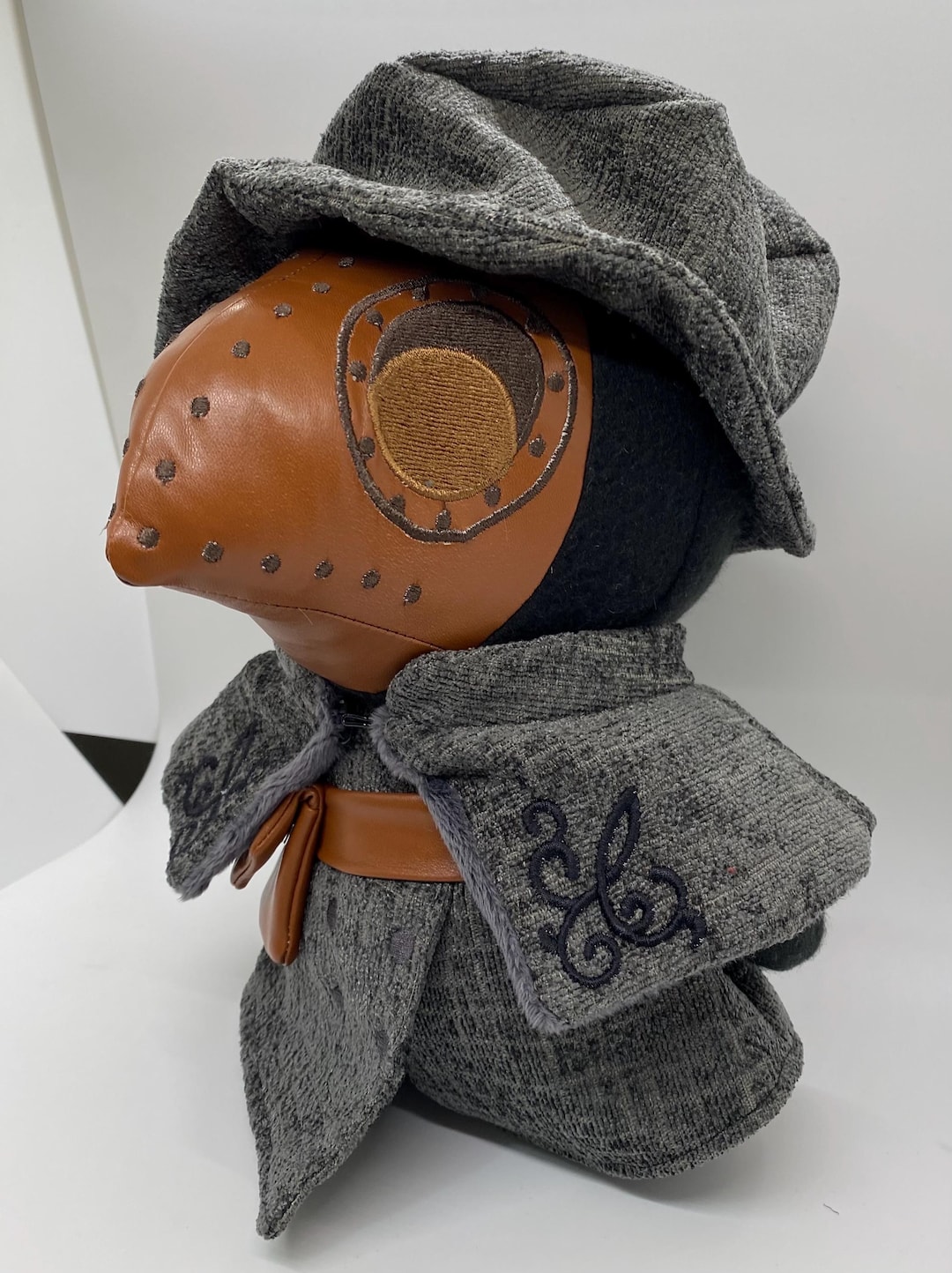 Plague Doctor Plushie- Custom Art Doll - Etsy
