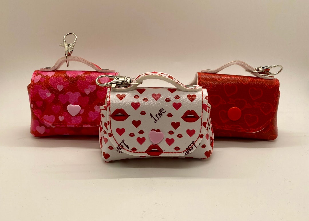 Valentine's Day Mini Purse Keychain, Personalized With Name Optional ...
