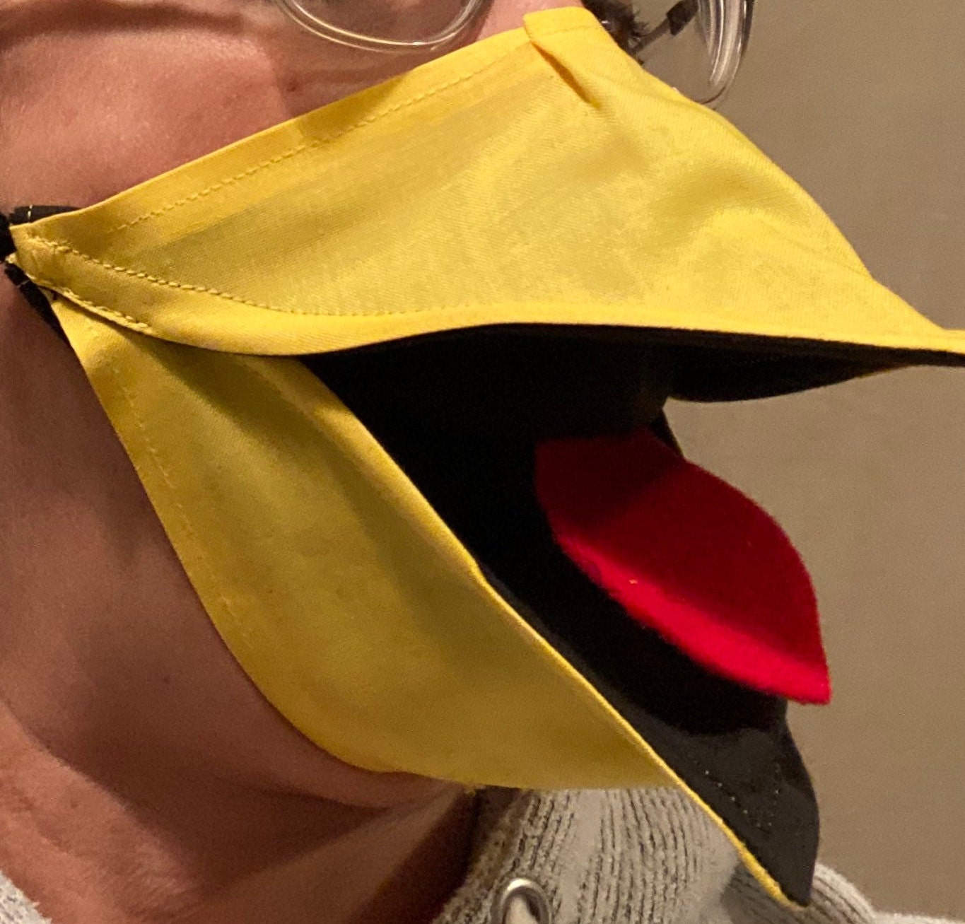 Talking Bird Beak or Frog Mask That Moves W/ Your Mouth W/ - Etsy