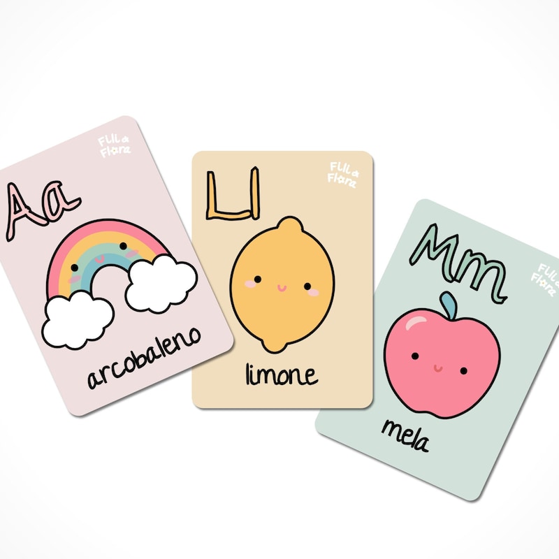 Italian Alphabet - Etsy