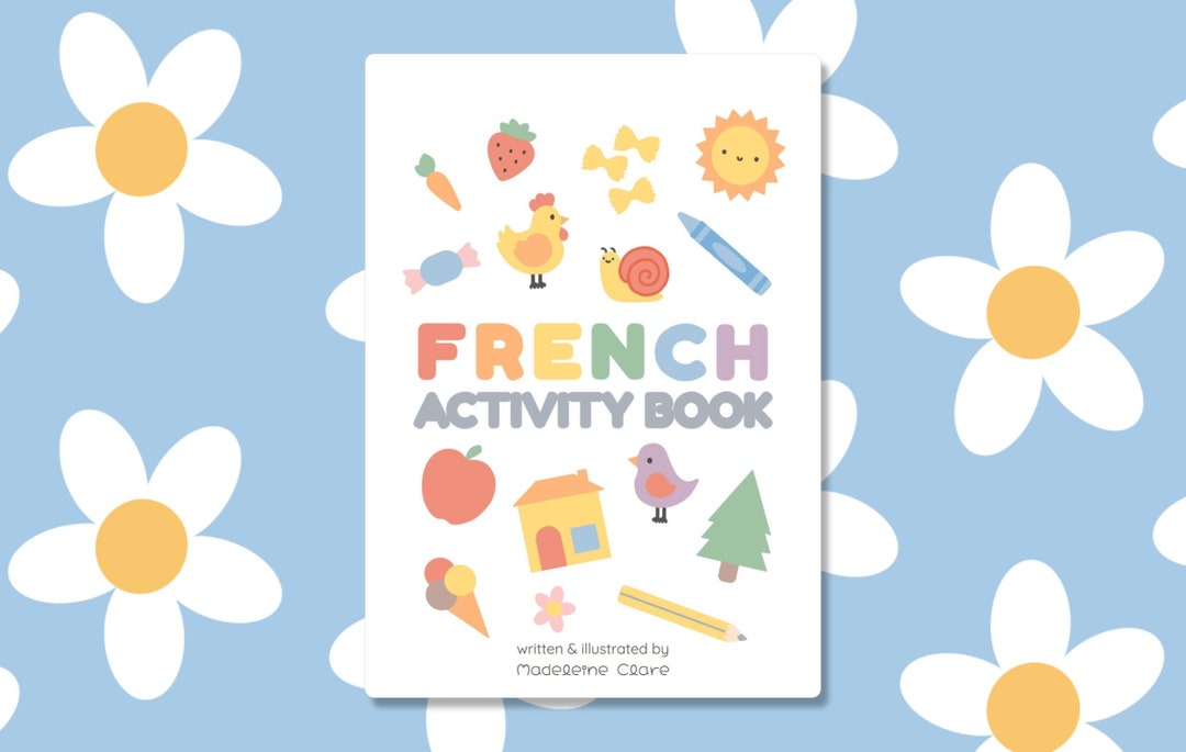 French Learning Printable Activity Book for Children - Etsy