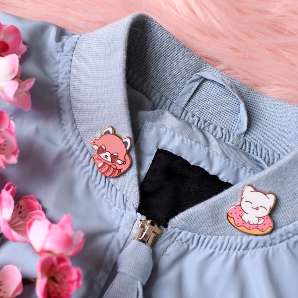 Red Panda Pin for Jackets and More Animal Enamel Pin Cute | Etsy