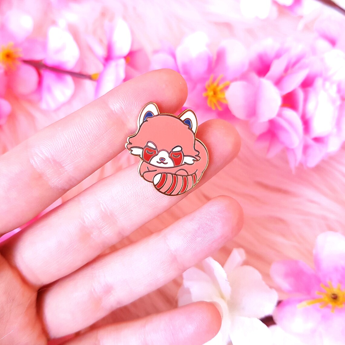 Red Panda Pin for Jackets and More Animal Enamel Pin Cute - Etsy