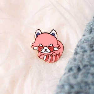 Red Panda Pin for Jackets and More Animal Enamel Pin Cute - Etsy
