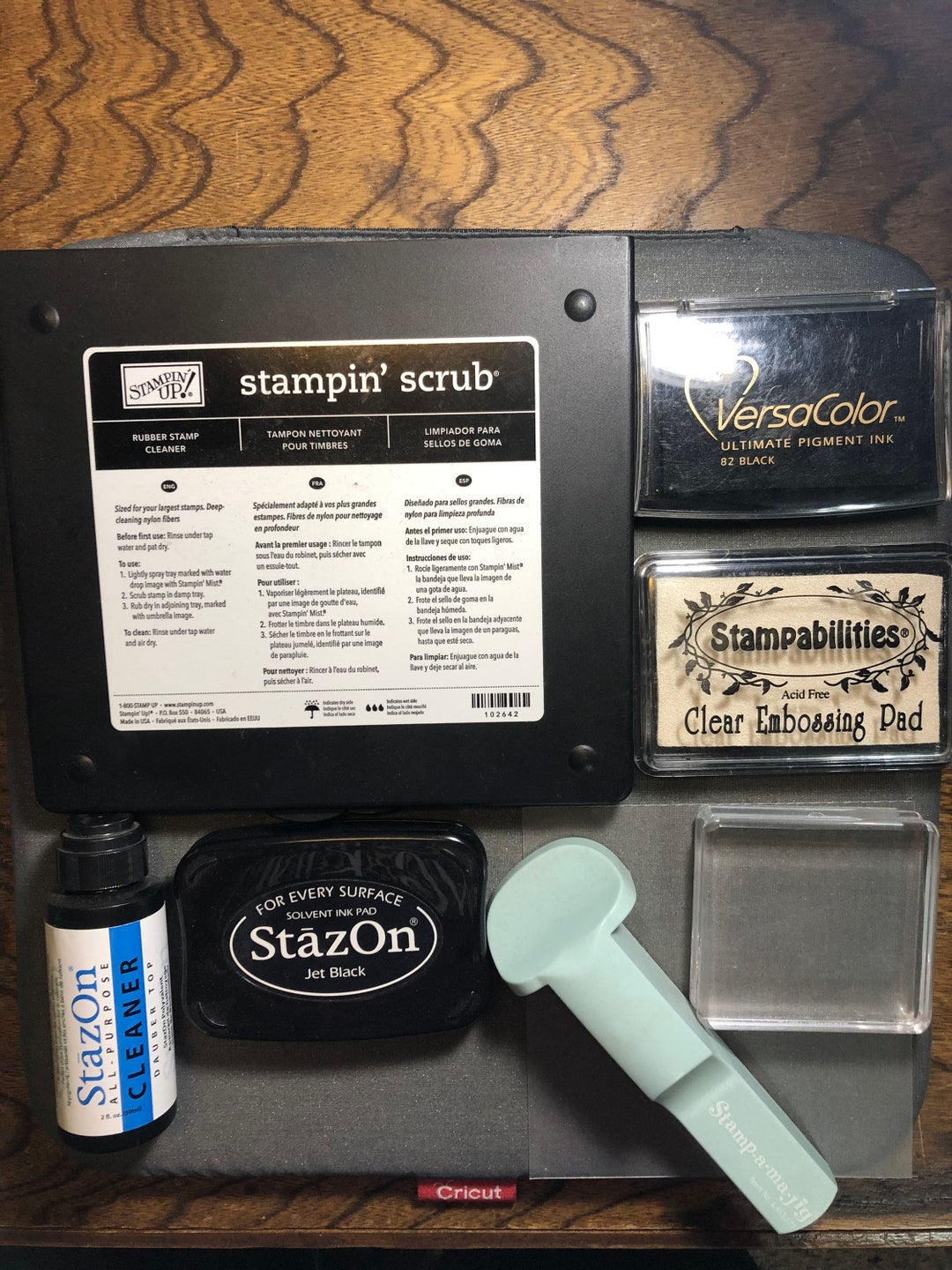 Stamping Lot, Stampin up Mat, Inks, Acrylic Block, Stamp-a-ma-jig ...