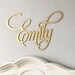 Swirl Font Baby Name Sign for Nursery Wall - Etsy