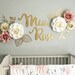 Two First Names Baby Sign Girl or Boy Gold - Etsy