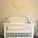Gold Baby Name Sign Calligraphy Font - Etsy