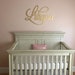 Swirl Font Baby Name Sign for Nursery Wall - Etsy
