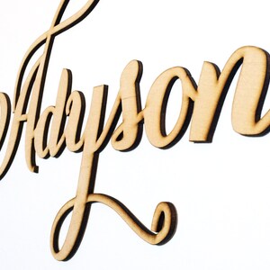 Gold Baby Name Sign Calligraphy Font - Etsy