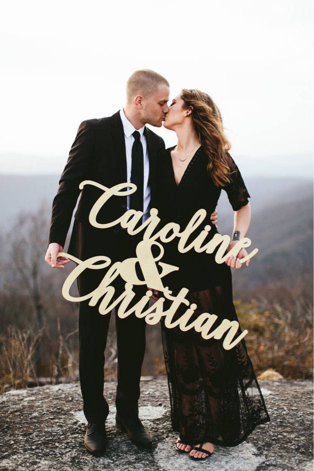 Wedding Name Sign Backdrop, Custom Large Laser Cut Sign - Etsy