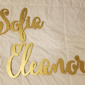 Twin Name Signs for Baby Room or Kids Room - Etsy