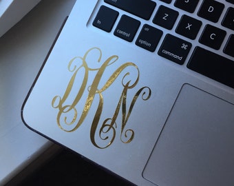 Gold Foil Monogram | Etsy