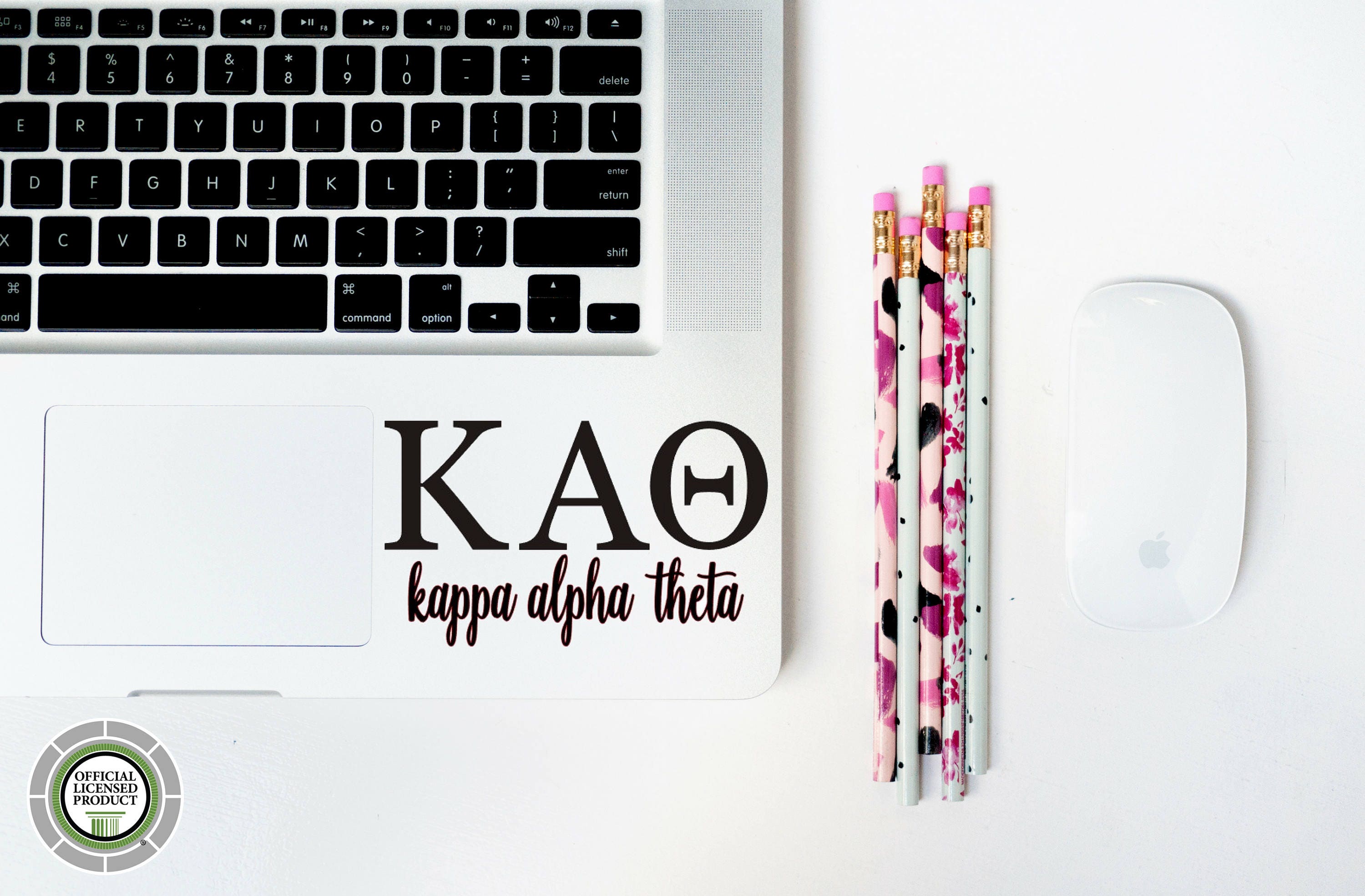 Letters And Script Kappa Alpha Theta Decal Kao Theta Decal Etsy
