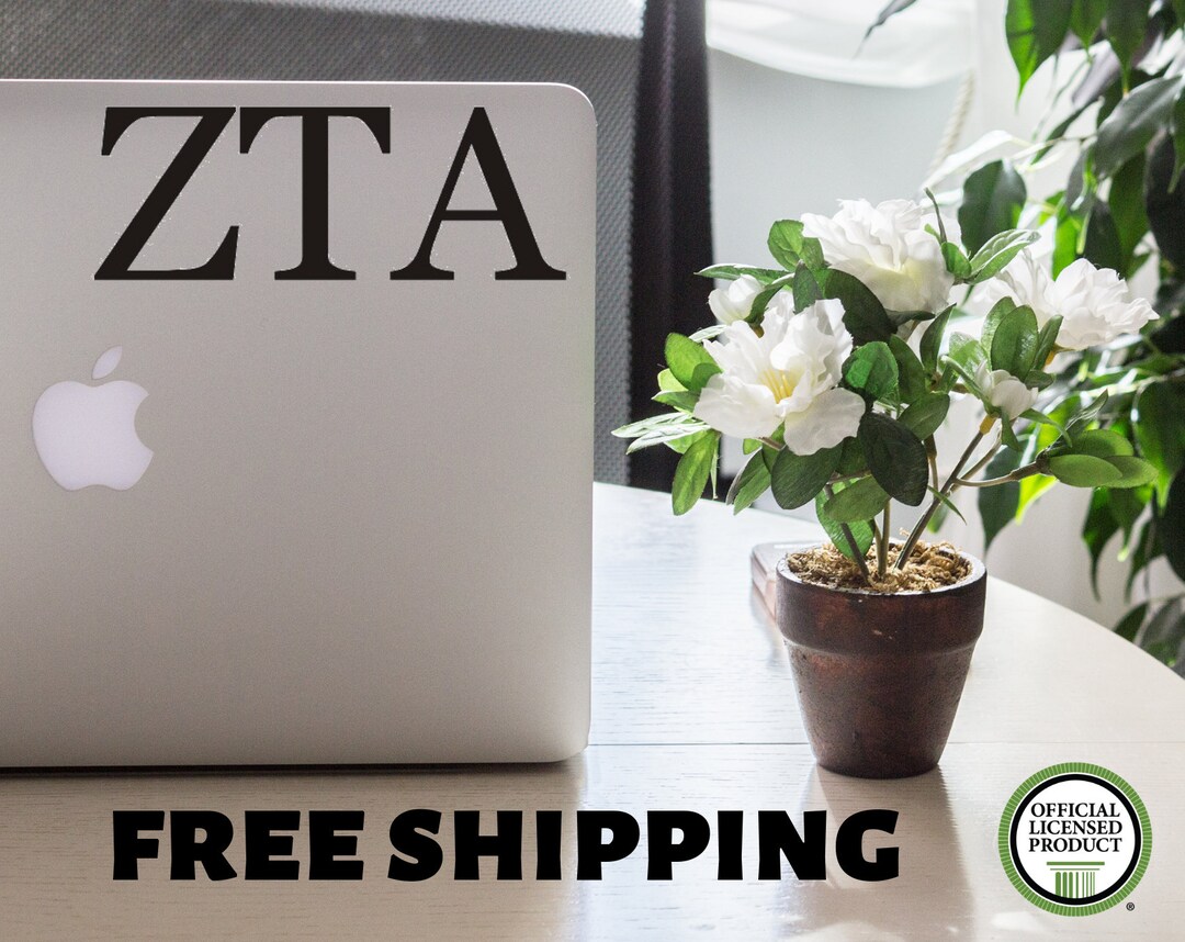 Zeta Tau Alpha Decal ZTA Zeta Decal ZTA Laptop Sticker - Etsy