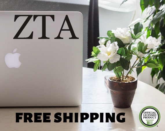 Zeta Tau Alpha Decal ZTA Zeta Decal ZTA Laptop Sticker | Etsy