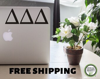 Tri Delt Decal - Etsy