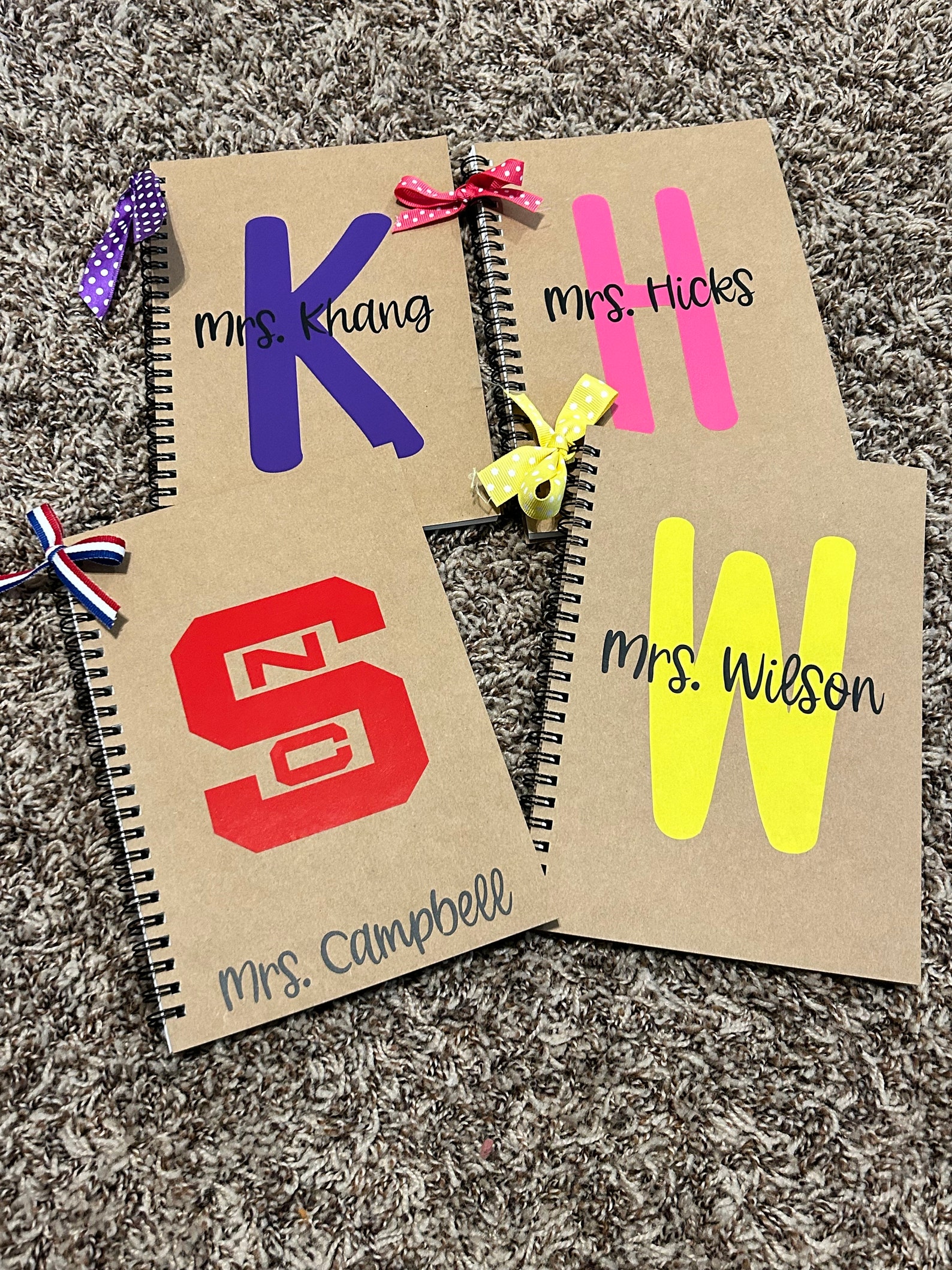 Personalized Notebook, Personalized Teacher Gift, Personalized Teacher ...