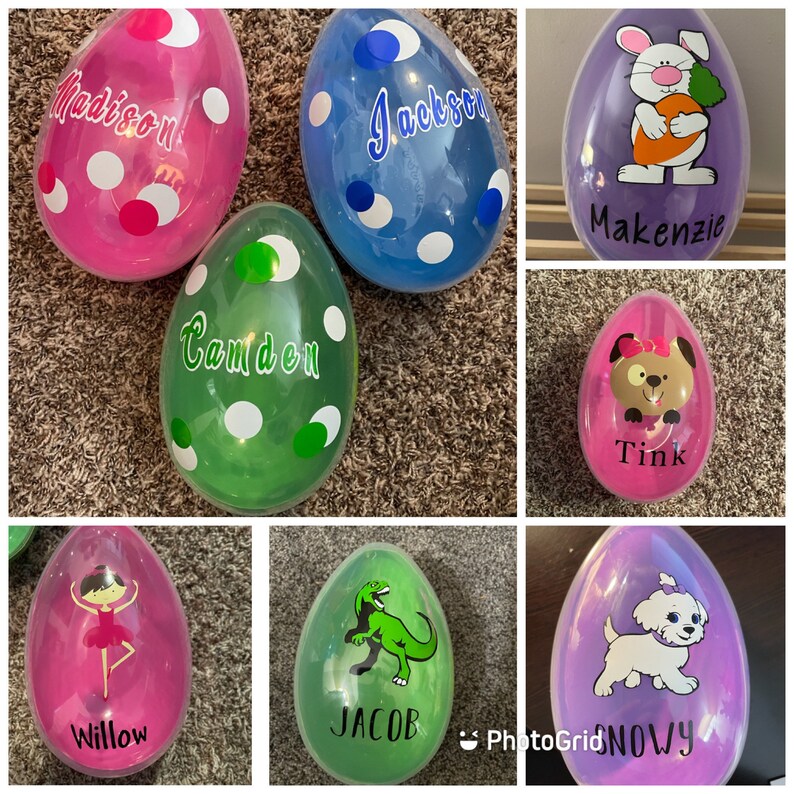 Personalized Easter Eggs Fillable Large Easter Eggs Custom - Etsy