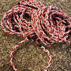 Sports Rope Necklace, Three Braid Baseball Necklace, Team Sports ...