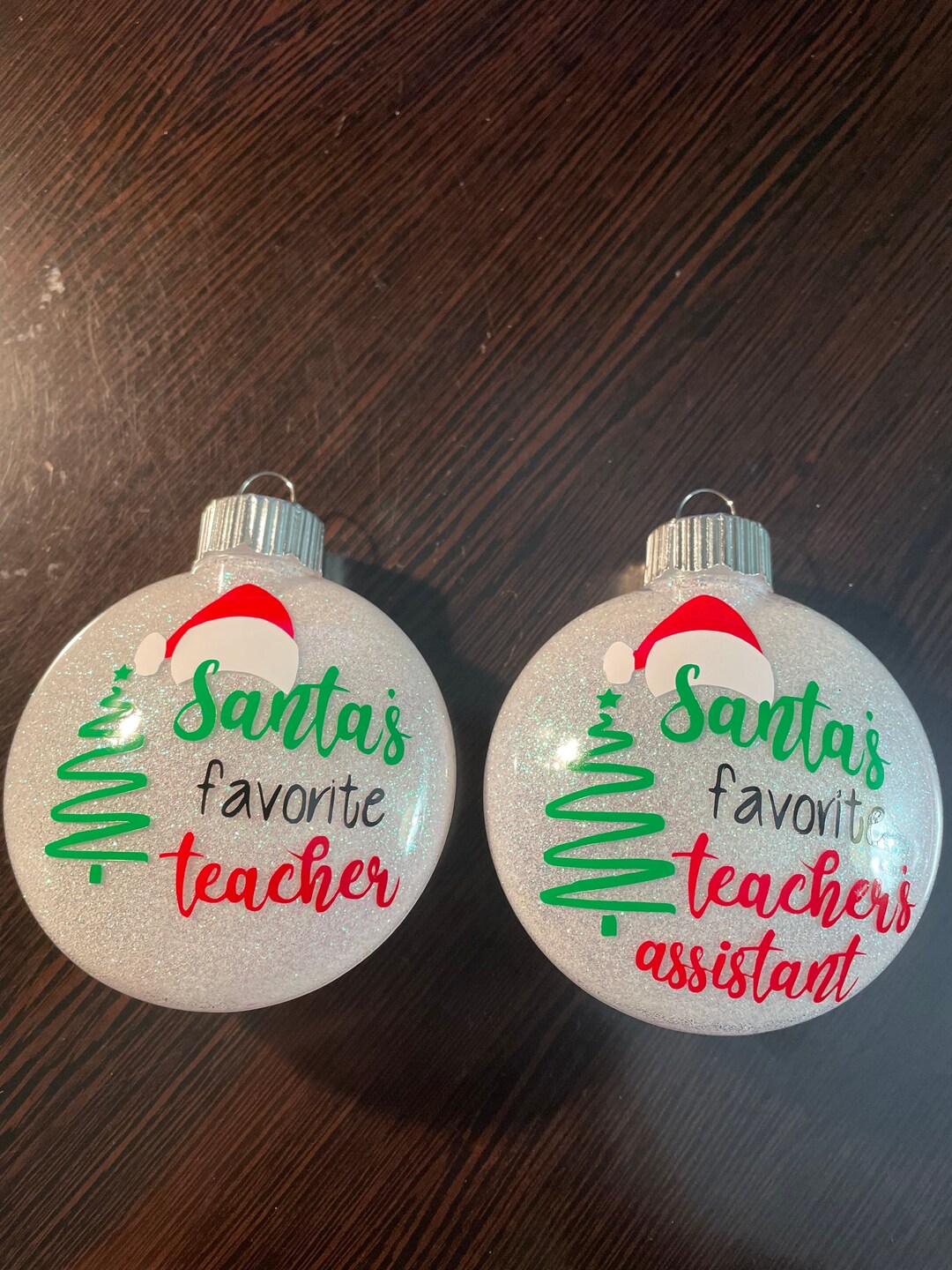 Santa's Favorite Teacher Ornament, Teachers Gift, Christmas Gift for ...