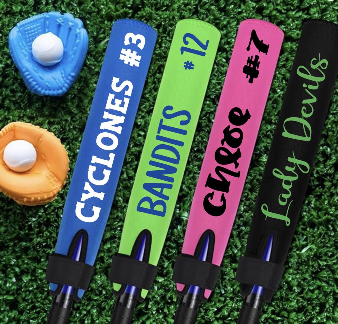 Personalized Bat Sleeve, Custom Bat Cover, Baseball Bat Cover, Softball ...