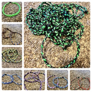 Sports Rope Necklace, Three Braid Baseball Necklace, Team Sports ...