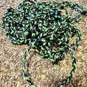 Sports Rope Necklace, Three Braid Baseball Necklace, Team Sports ...