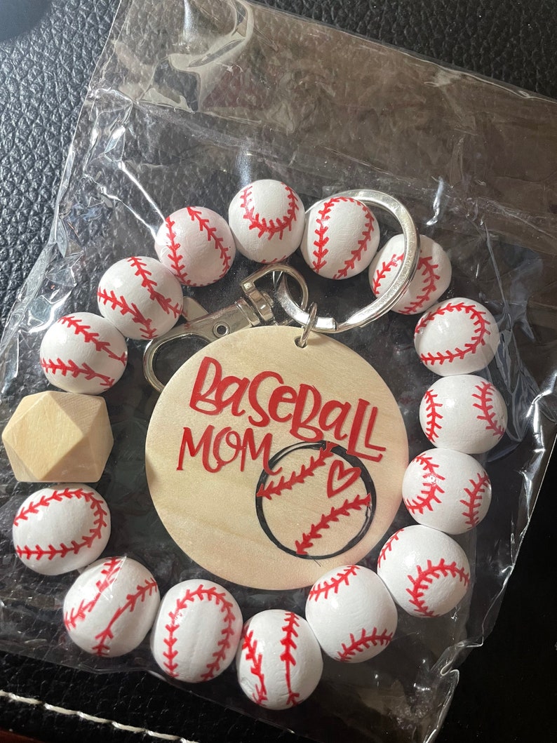 Baseball Mom, Baseball Mom Gift, Team Mom Gifts, Baseball Bracelet ...