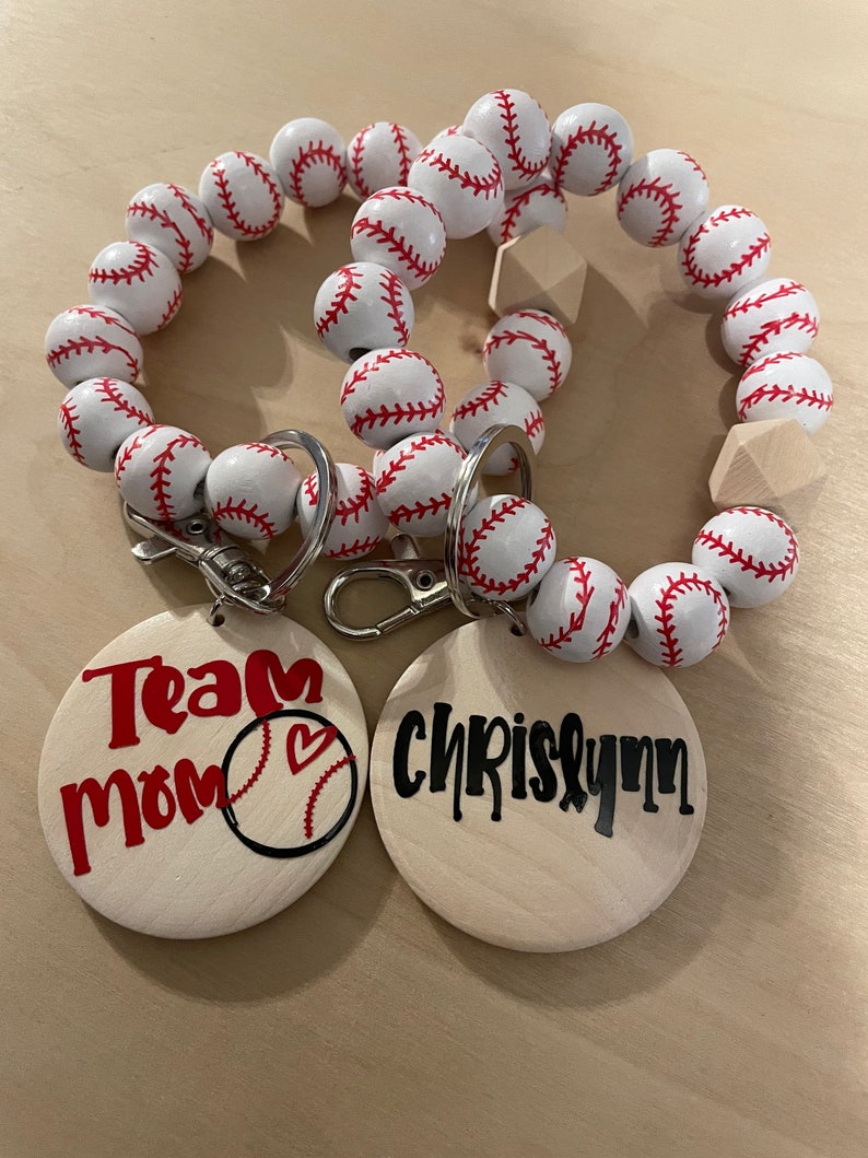 Baseball Mom, Baseball Mom Gift, Team Mom Gifts, Baseball Bracelet ...