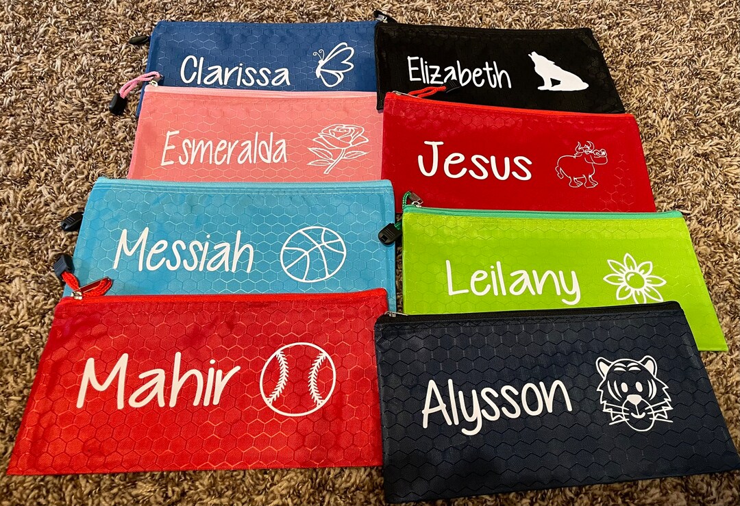 Personalized Pencil Pouches, End of Year Gifts, School Gifts, Student ...