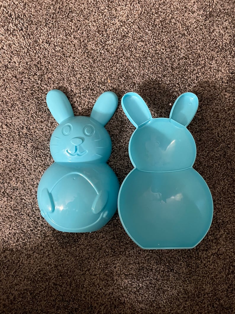 Personalized Fillable Easter Bunny Container Fillable Easter | Etsy