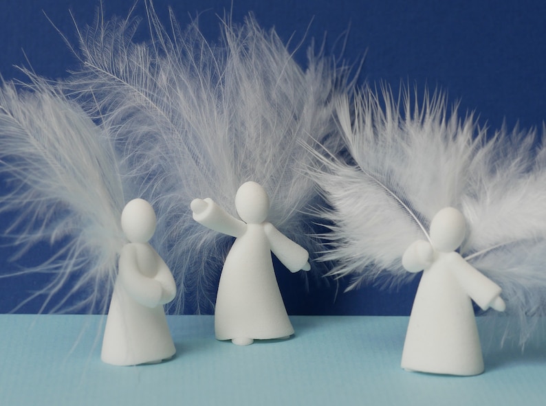 Little Dancing Angel Figurine as Guardian Angel Gift for a | Etsy