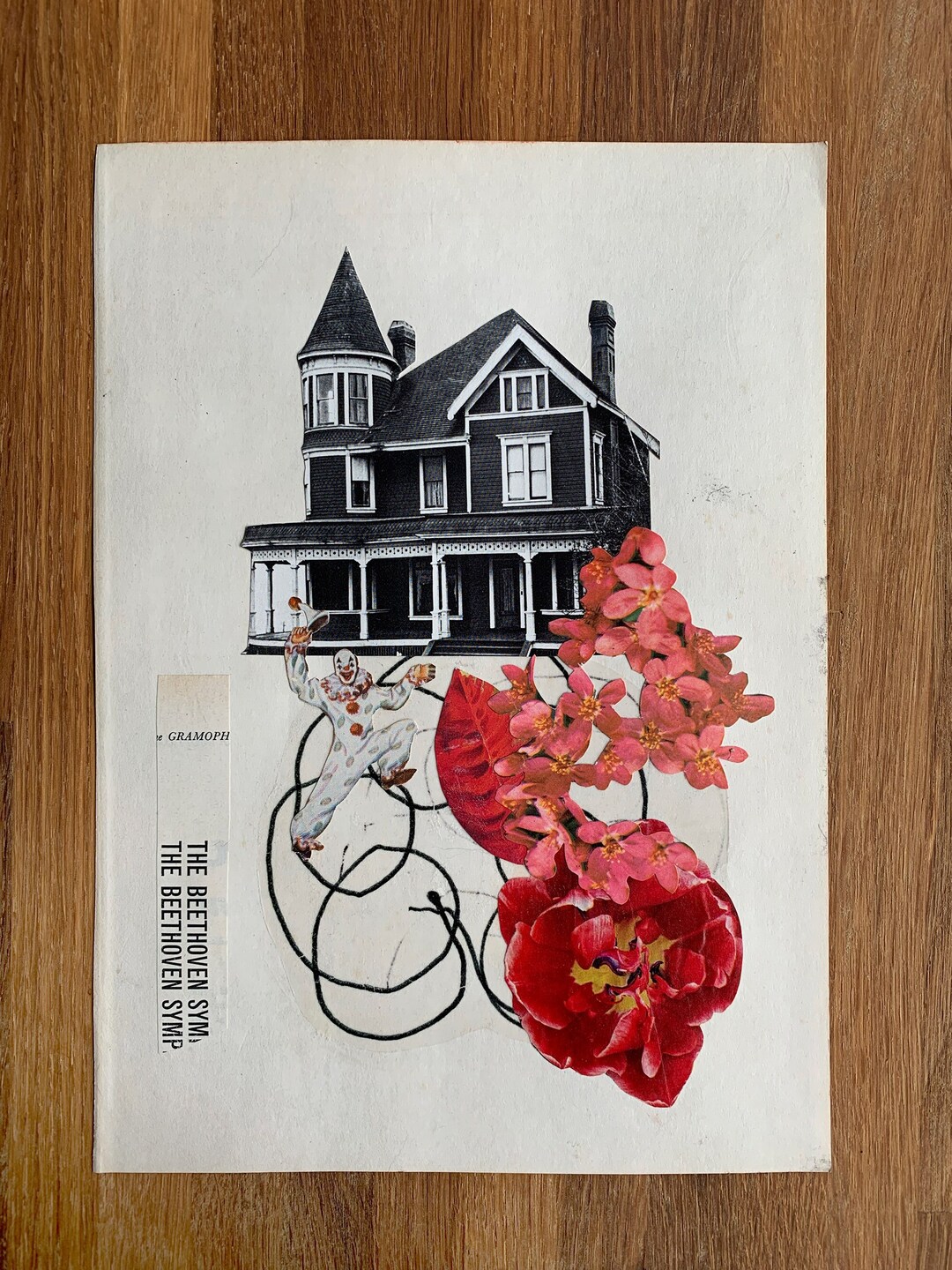 Fun House Collage, Original Collage - Etsy