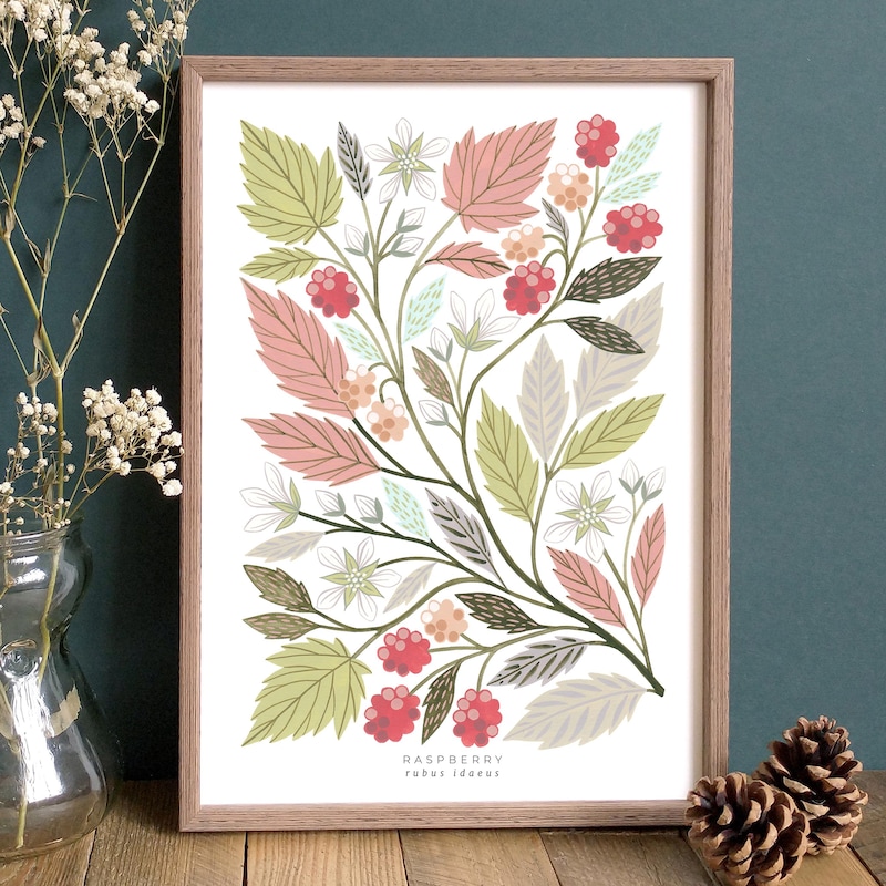 Botanical Art Print - Etsy