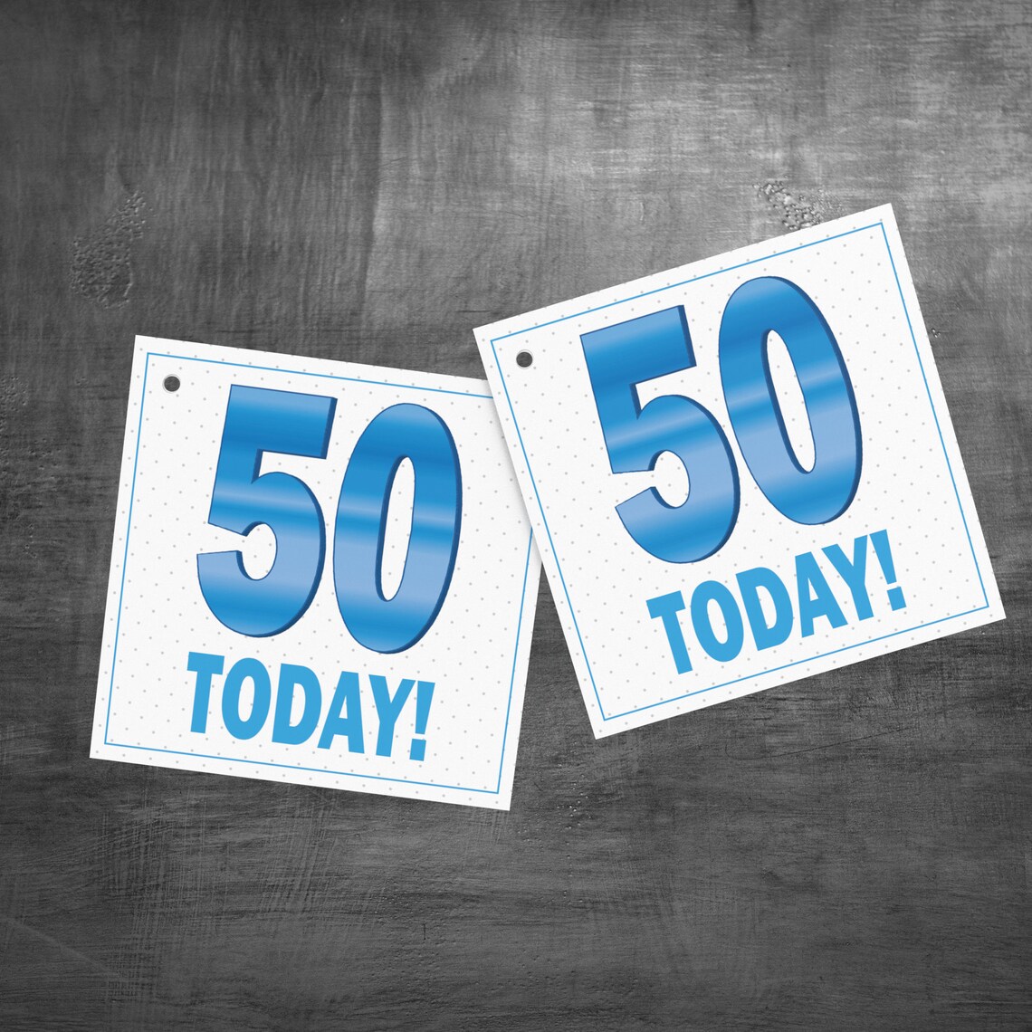 50 Today Gift Tags - 50 Birthday Gift Tags - Fun Birthday Gift Tags ...
