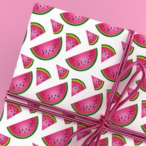 Watermelon Wrapping Paper Printable Watermelon Wrapping Paper Digital ...