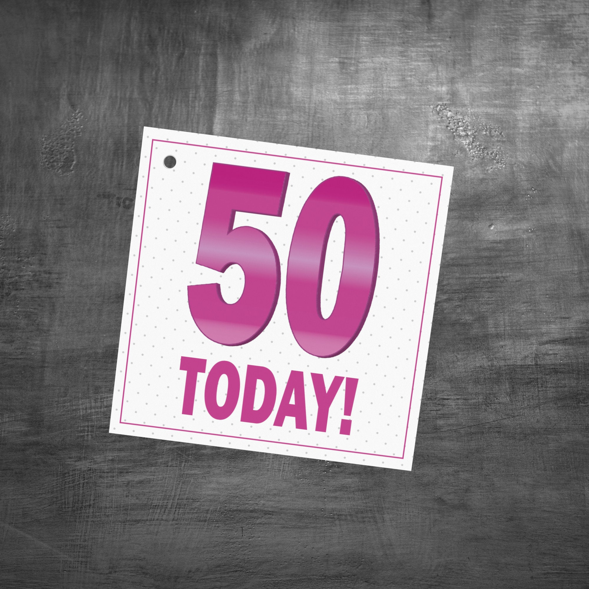 50 Today Gift Tags 50 Birthday Gift Tags Fun Birthday Gift - Etsy UK