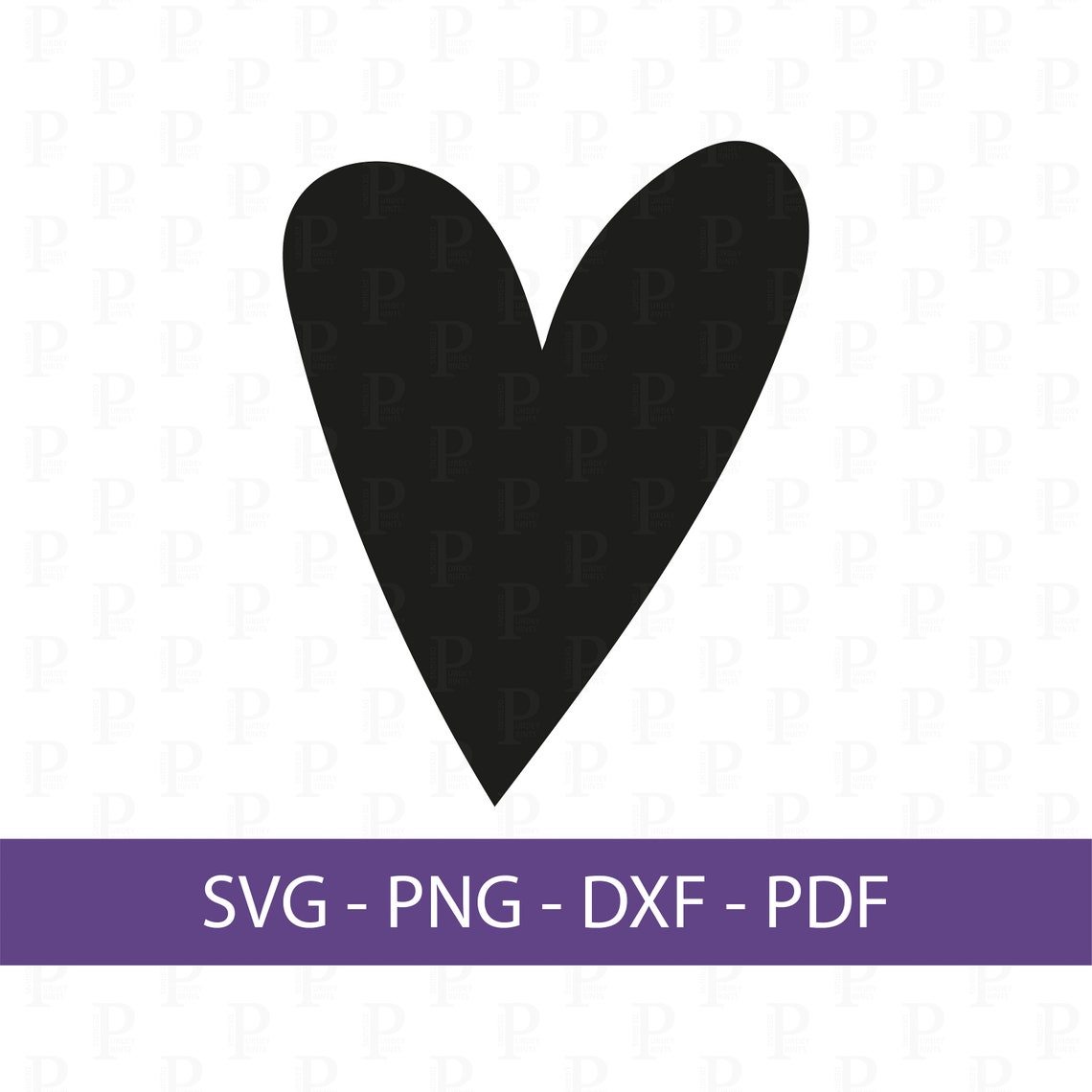 Heart DIGITAL DOWNLOAD - Svg Png Dxf Pdf Instant Digital Download ...