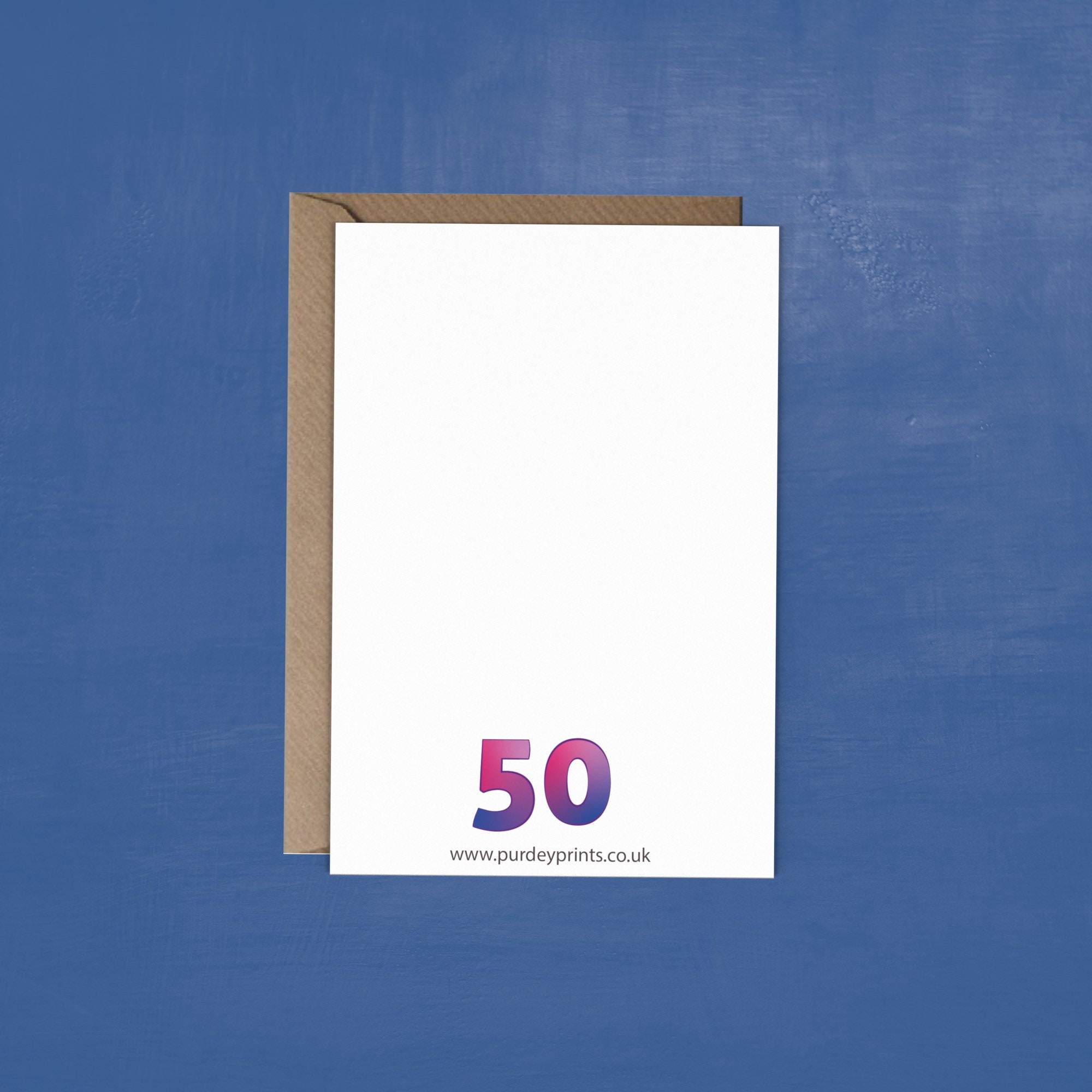 Printable Fab at 50 Card, Printable 50 Birthday Card, 50th Card Digital ...
